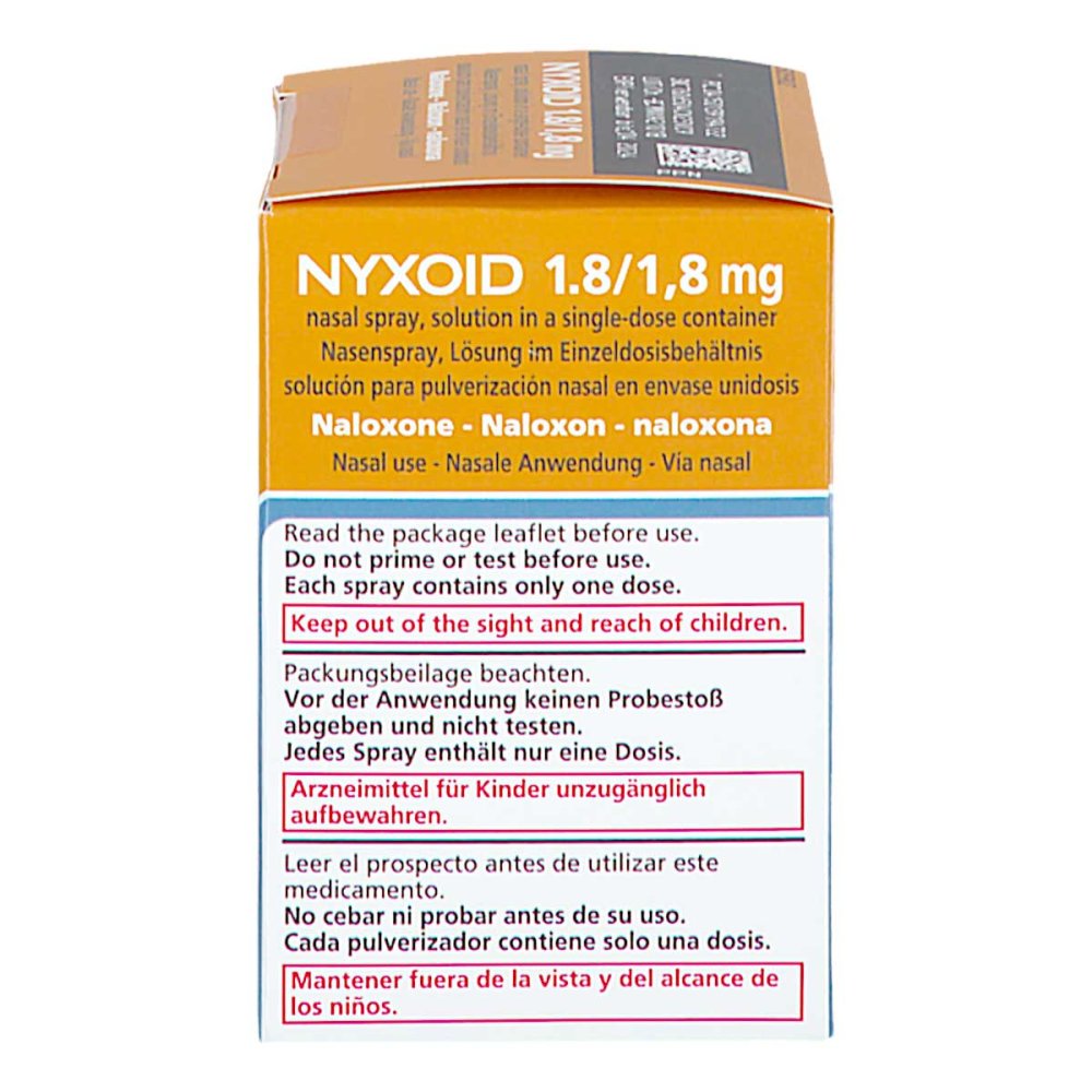 Nyxoid 1,8 mg Nasenspray Lösung einzeldosisbehältn. 2X1 stk