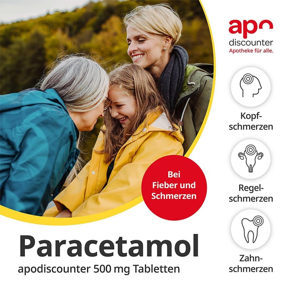 Paracetamol 500 mg von apodiscounter 3x20 stk online kaufen