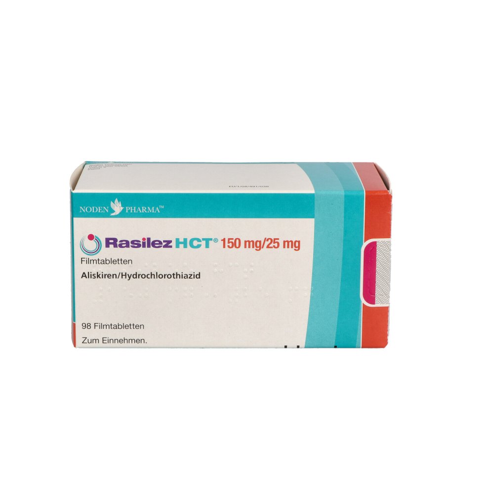 Rasilez Hct 150 mg/25 mg Filmtabletten 98 stk online kaufen
