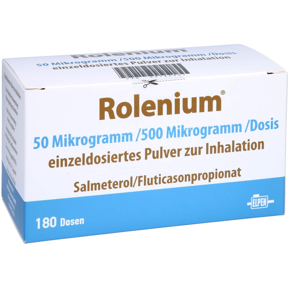 ROLENIUM 50 Mikrogramm/500 Mikrogramm 3X60 stk