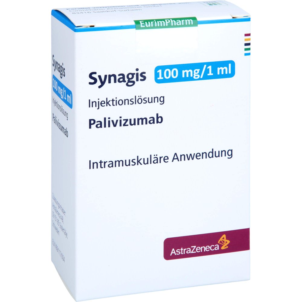 Synagis 100 mg Injektionslösung 100 mg/ml Dsfl. 1X1.0 ml