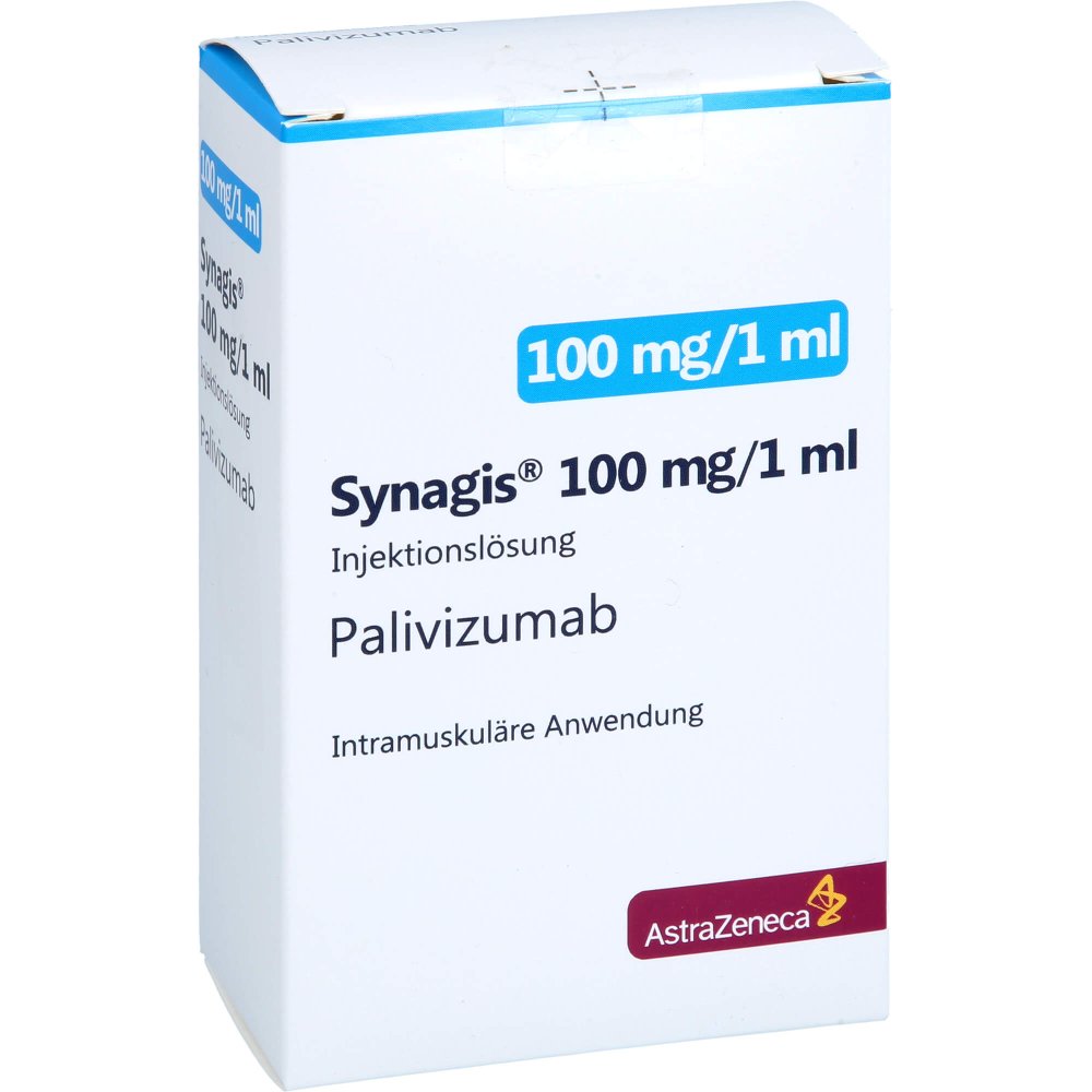 Synagis 100 mg Injektionslösung 100 mg/ml Dsfl. 1X1.0 ml