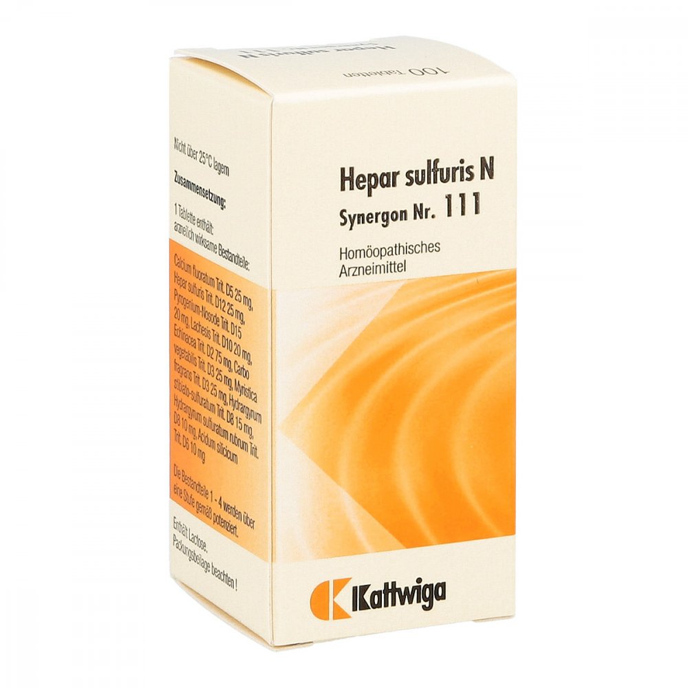 Synergon 111 Hepar sulf. N Tabletten 100 stk online kaufen
