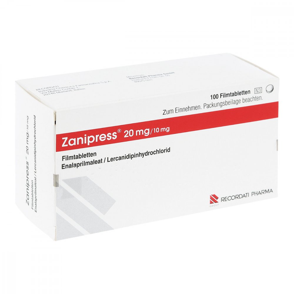 Zanipress 20 mg/10 mg Filmtabletten 100 stk online kaufen